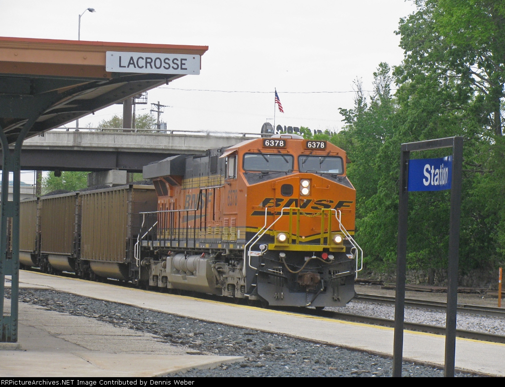 BNSF 6378, CP's Tomah Sub.